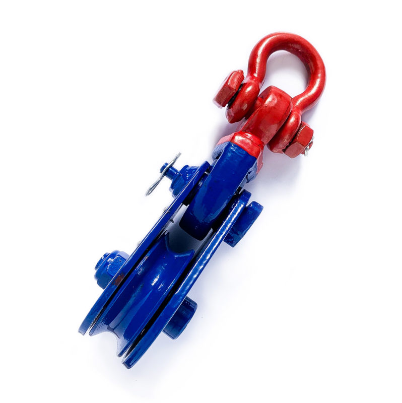 Patesca Simples com Manilha Curva Para Cabos 3/8" Capacidade de Carga ...